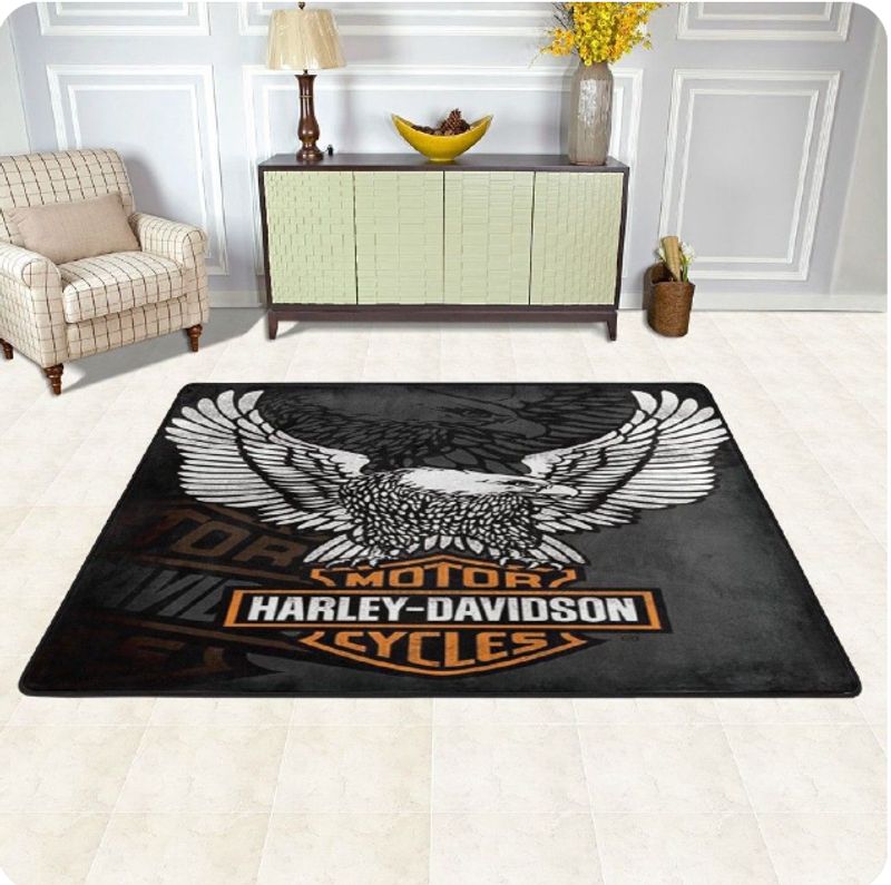 Harley Davidson Motorcycle Rug Home Floor Decor NAGA30 – GladysClothing ...