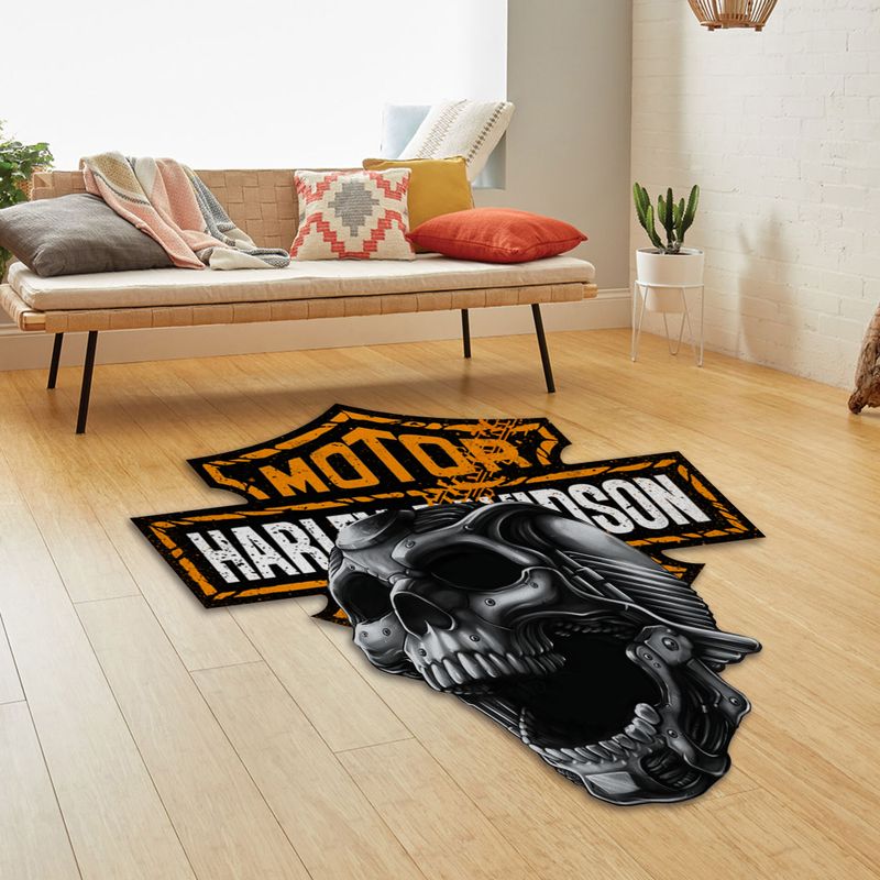 Harley Davidson Motorcycle Rug Home Floor Decor NABB76 – GladysClothing ...