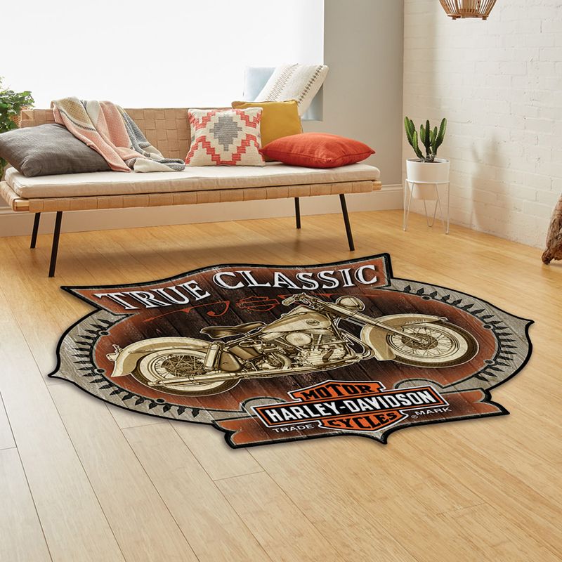 Harley Davidson Motorcycle Rug Home Floor Decor NABB76 – GladysClothing ...