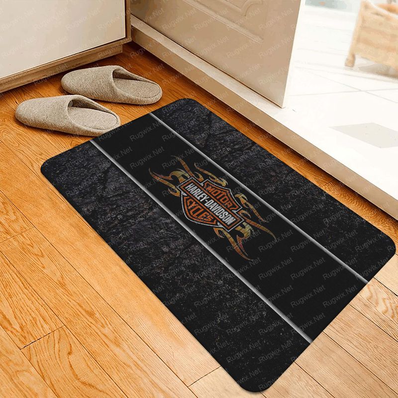 Harley Davidson Motorcycle Doormat NABH26A – GladysClothing – Print On ...